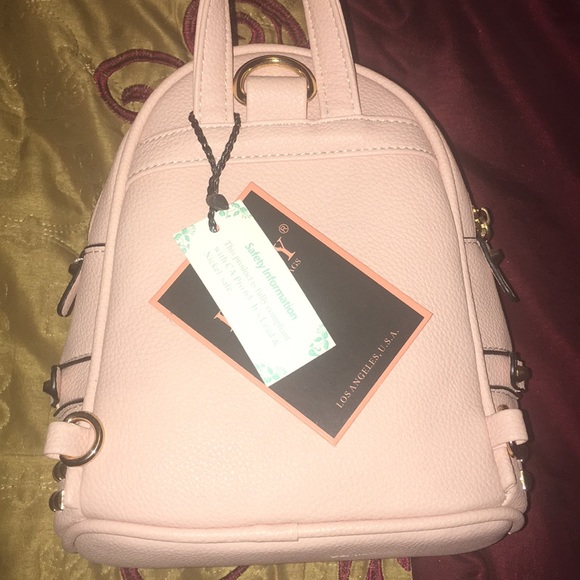 Diophy | Bags | Baby Pink Backpack | Poshmark